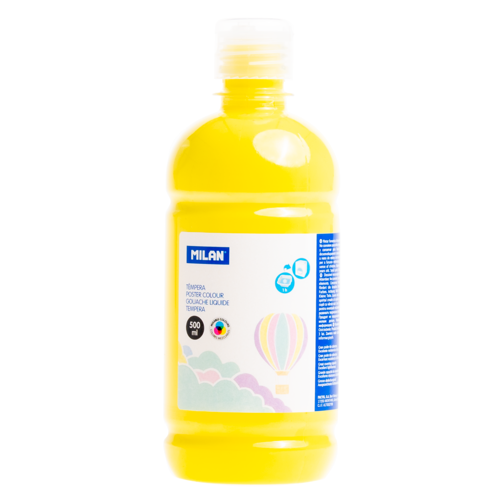 Tempera 500 ml Galben pastel MILAN - DACOmag