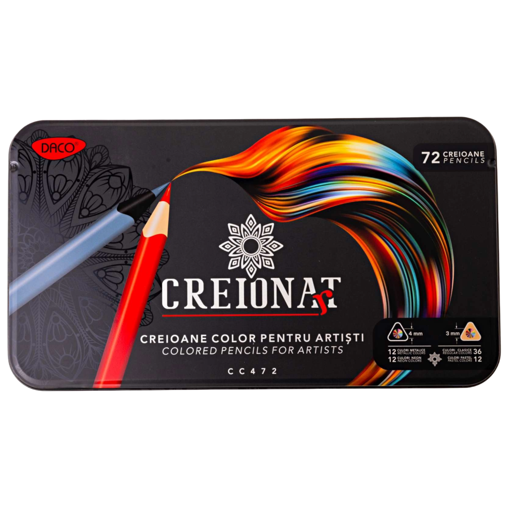 Creion color 72 culori Creionat DACO CC472 - DACOmag